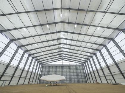 Innovative Design Soars for Aircraft Hangar | Modern Contractor Solutions